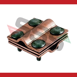 Copper clamp for connecting round or stranded conductors Ø8-10mm-Code ...